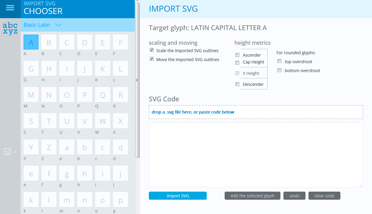 How to create your own font with GIMP and GLYPHR STUDIO ONLINE – Gorka ...